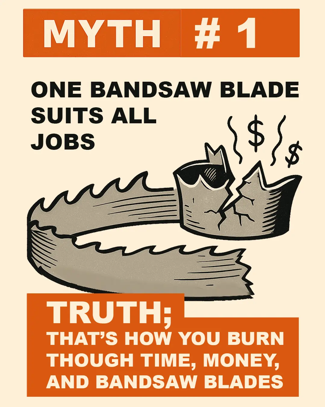 Bandsaw Blade tips Myth's Busting Series #1-3 - United Products / NZ ...